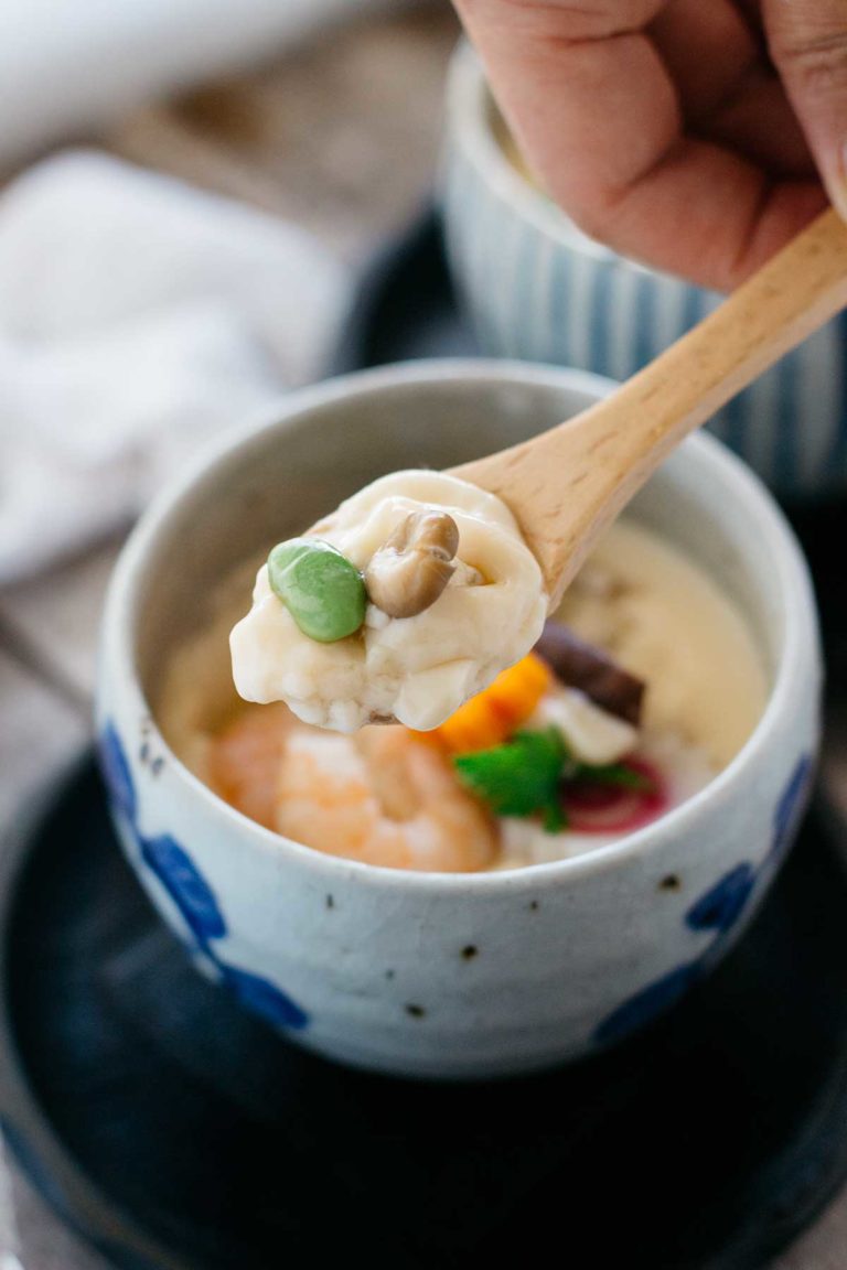 Chawanmushi Recipe (Japanese Savoury Egg Custard) - Chopstick Chronicles