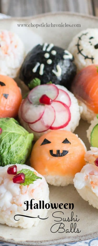 Halloween Temari Sushi - Chopstick Chronicles