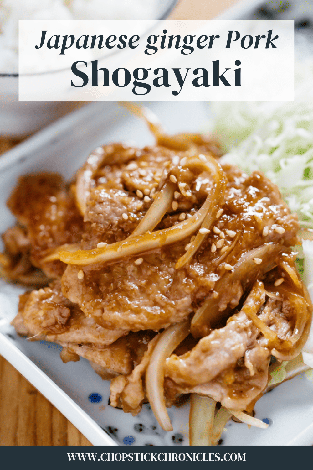 Shogayaki (Japanese Ginger Pork) - Chopstick Chronicles