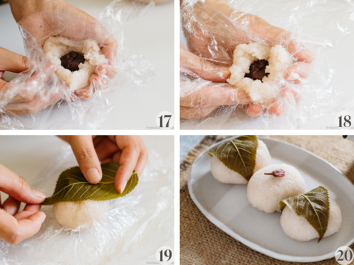 Sakura Mochi (Cherry Blossom Rice Cake) 桜餅 - Chopstick Chronicles