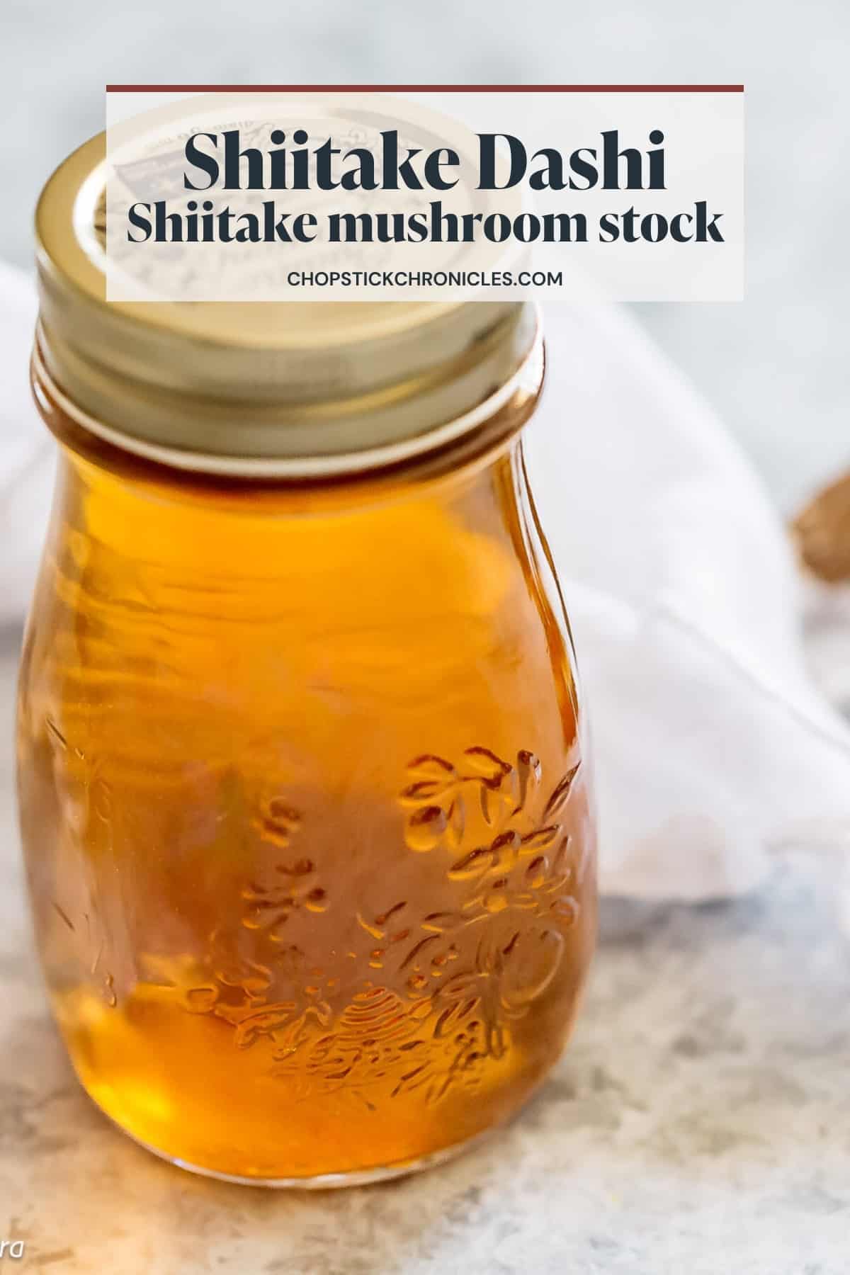 Shiitake Dashi 干し椎茸の出汁- Chopstick Chronicles