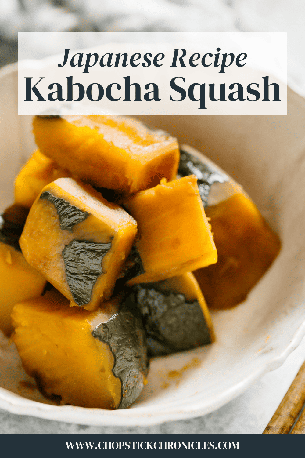 Simmered Kabocha Squash Recipe - Chopstick Chronicles