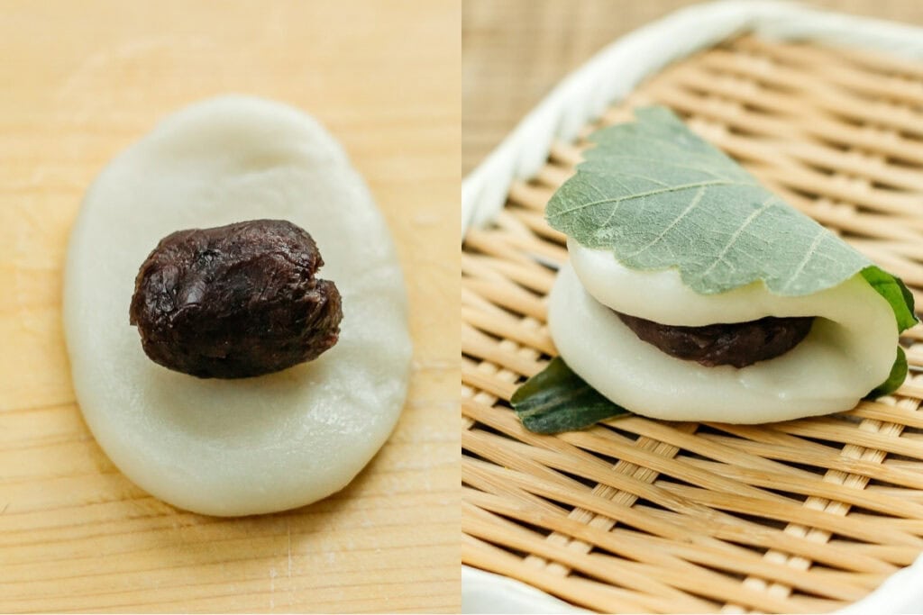 Kashiwa Mochi Recipe (With Oak Leaf) - Chopstick Chronicles